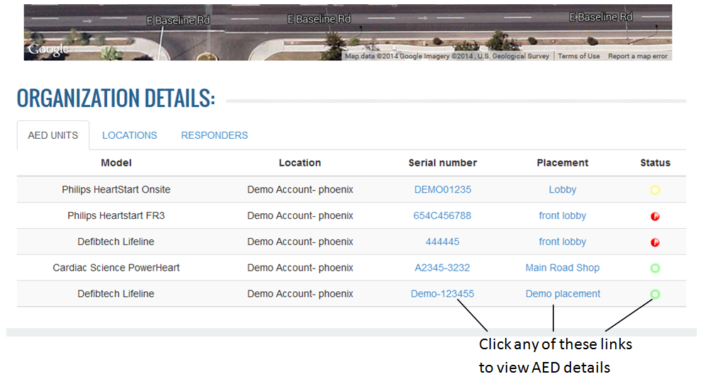 How do I view my AED’s details? | Arch Customer Support